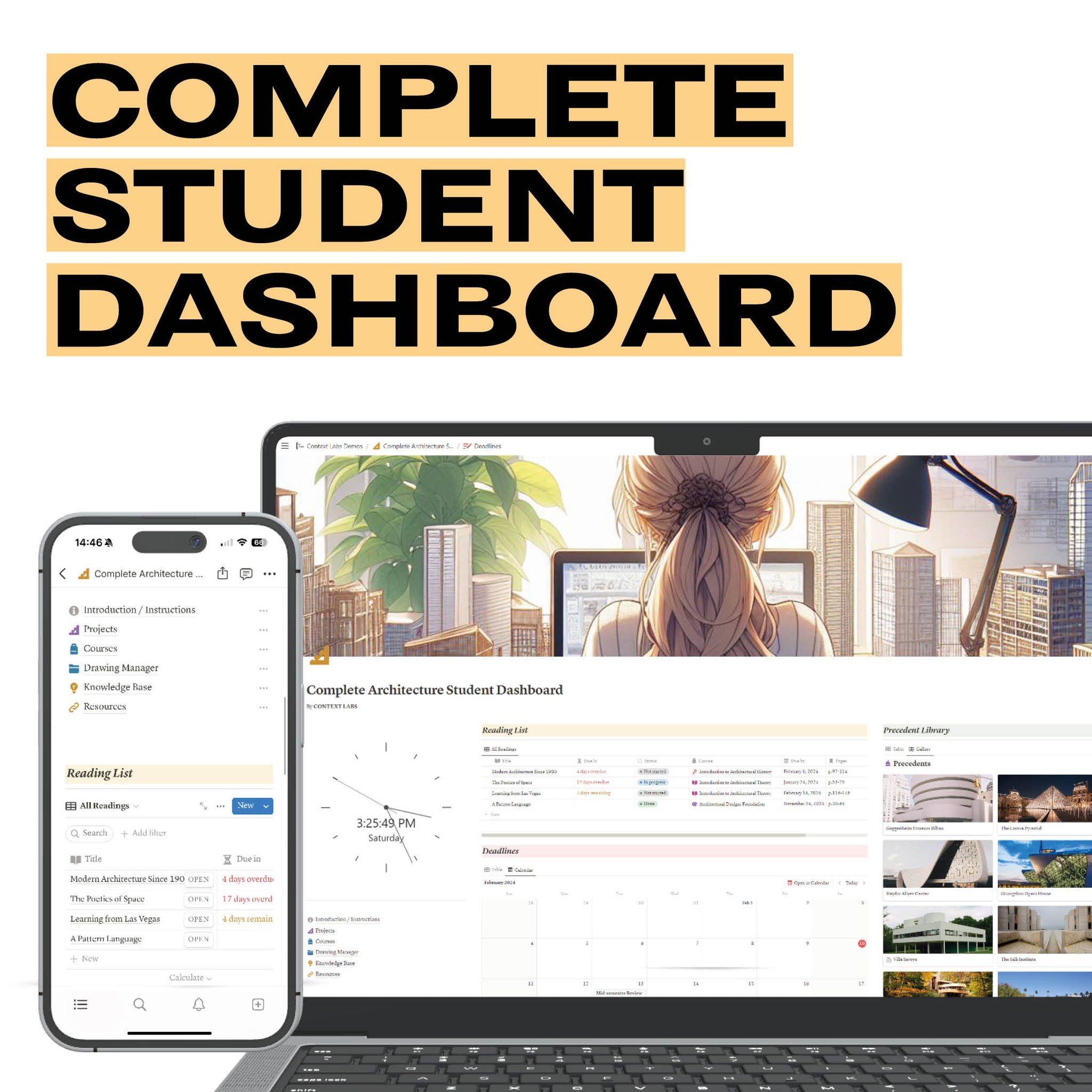 Complete Student Dashboard – Context Labs